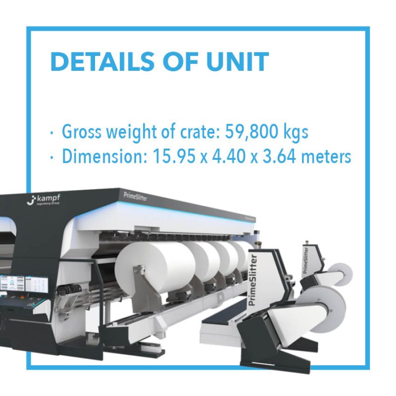PRIMARY SLITTING MACHINE FOR SAUDI ARABIA - Transport Overseas Group