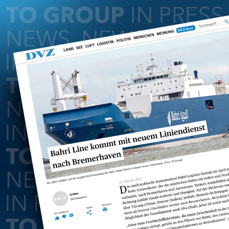 BAHRI LINE KOMMT MIT NEUEM LINIENDIENST NACH BREMERHAVEN - Transport ...